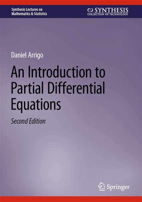 An Introduction To Partial Differential Equations Synthesis Lectures