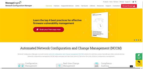 39 best network configuration management tools