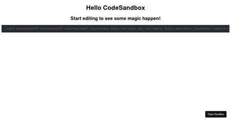 React Highlight Js Examples Codesandbox