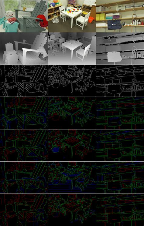 Matching The Reference Color Edges Third Row By Algorithm Fifth Download Scientific