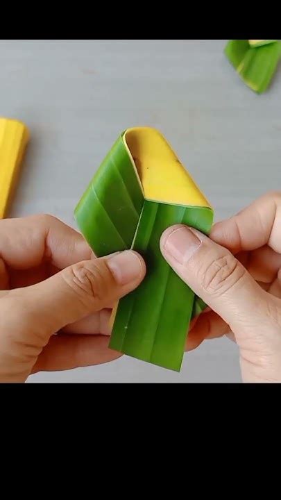 พับกลีบกระทงใบตองแบบง่าย Diyhandmade Diy Thailand ลอยกระทง งาน