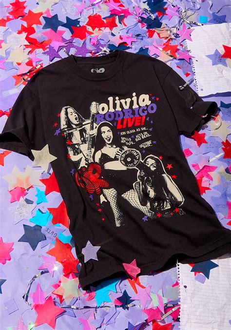 Olivia Rodrigo Live T Shirt Olivia Rodrigo Official Store