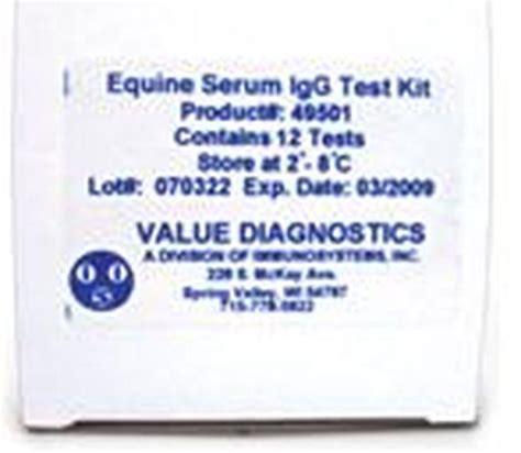 Dvm Rapid Test Ii Bovine Igg Test Kit Serum Plasma 12 Kit
