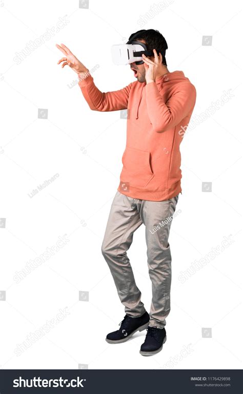 Man Full Body Vr Isolated Images Stock Photos Vectors Shutterstock