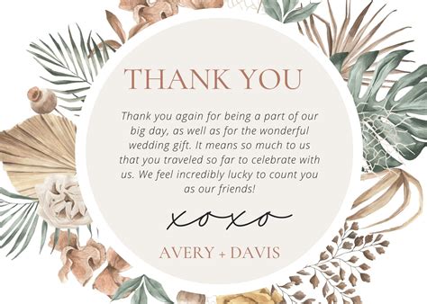 Free Printable Custom Christening Thank You Card Templates Off
