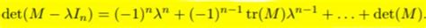 Matrices Calculating Eigen Values From An Equation Mathematics