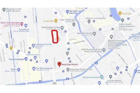 ประกาศขายบ้าน Land For Sale ที่ดินสวยหลังตลาดบางกะปิ 7ไร่