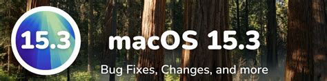 MacOS Sequoia 15 3 Bug Fixes Changes And More MacRumors Forums