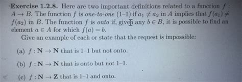 solved exercise 1 2 8 here are two important definitions