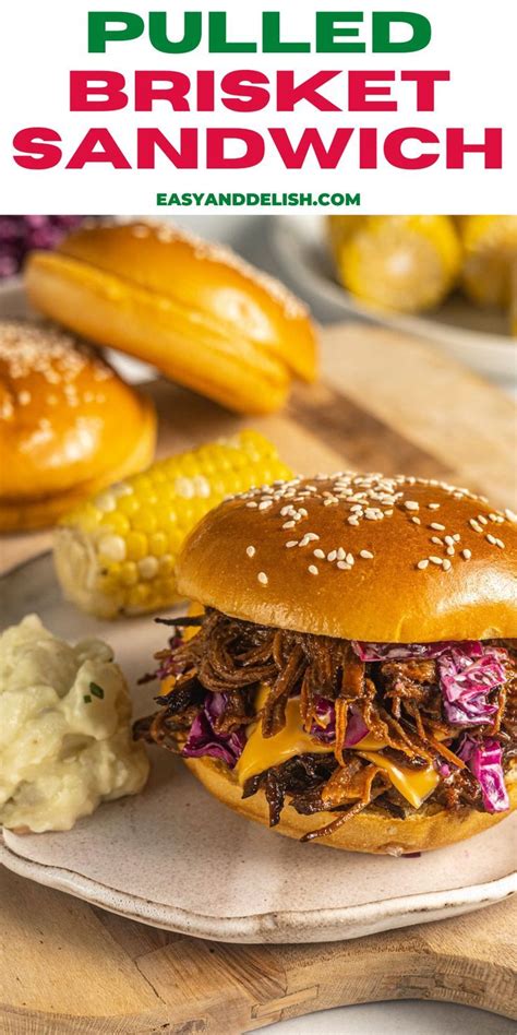 Pulled Brisket Sandwich Dinner Recipes Easy Quick Brisket Sandwich