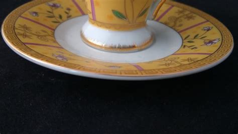 Filiżanka talerzyk spodek komplet antyk Oloumi Italiano Kętrzyn OLX pl