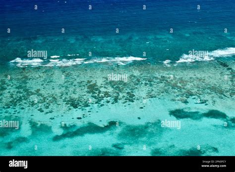 The Mesoamerican Barrier Reef System As Seen From A Plane In Belize