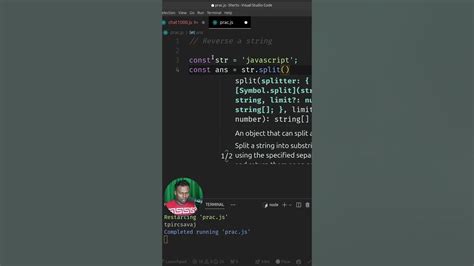 Reverse Js String Coding Javascriptbangla Banglajavascript Programming Youtube