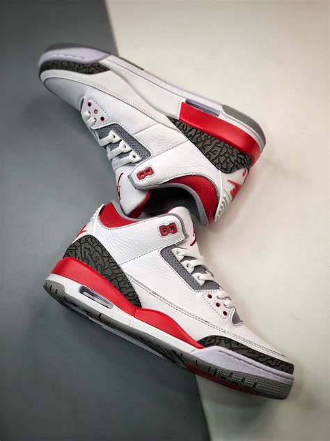 P240 Air Jordan 3 Retro Fire Red 火焰红配色 GDF档口 潮流干货