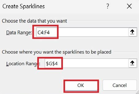 Excel Sparklines