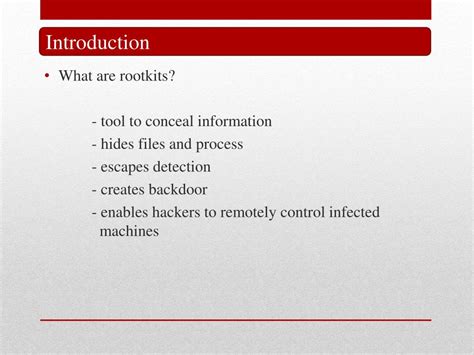 PPT Linux Kernel Rootkits PowerPoint Presentation Free Download ID