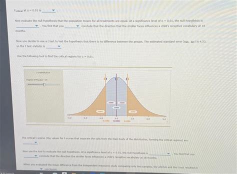 Solved Comparing Anova And The T Test For An Chegg
