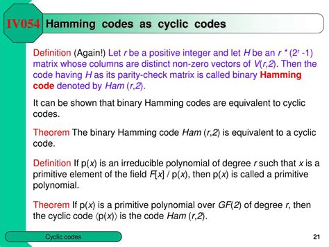 Ppt Chapter 3 Cyclic And Convolution Codes Powerpoint Presentation Free Download Id225956