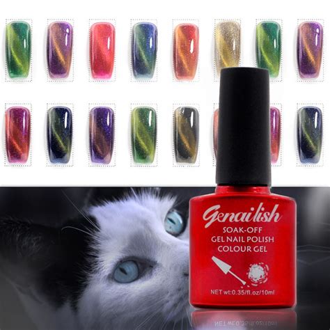 Colors Magnetic Cat Eye Gel Nail Gel Polish Long Lasting UV Fingernail Gel Soak Off LED UV