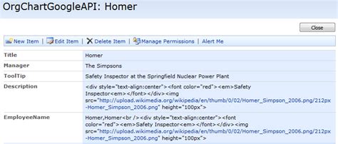 OrgChartSource Homer SharePoint JavaScripts