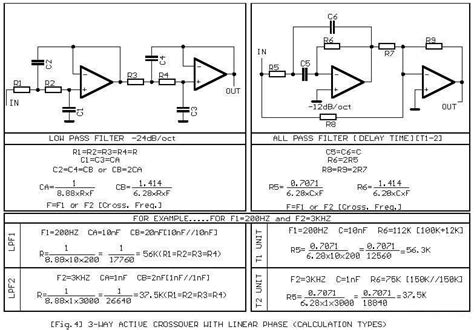 Efficient Three Way Crossover Circuit Diagram