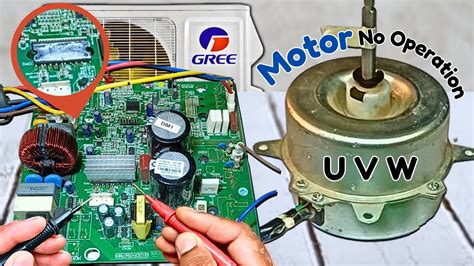 Gree Inverter Ac Pcb Repair Fixing The Uvw Fan Motor Circuit Youtube