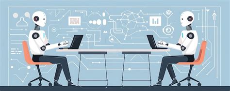 Premium Photo A Drawing Of A Computer And A Laptop On A Table