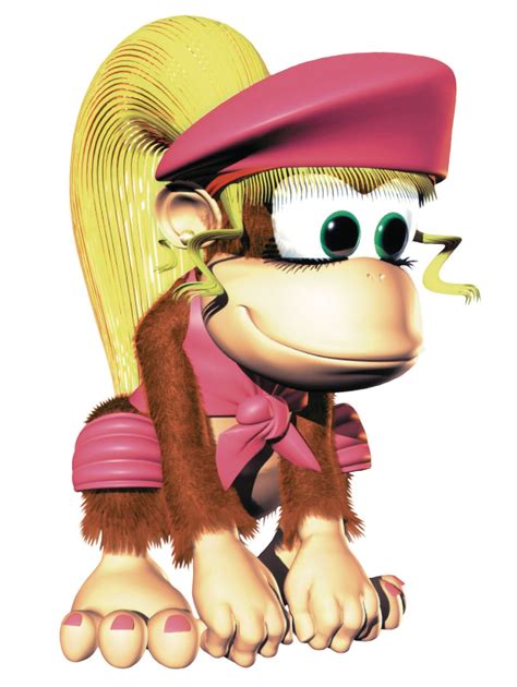Filedixie Kong Dkc2 Art Super Mario Wiki The Mario Encyclopedia