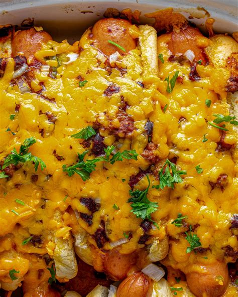 Oven Baked Hot Dogs Cheekykitchen