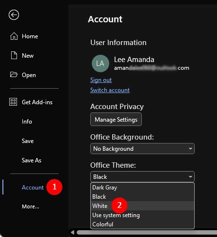 Como Alterar O Microsoft Word Para O Modo Escuro