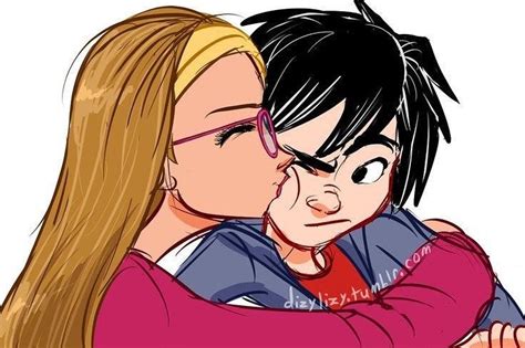 Jon Meyer On Instagram Honey Lemon Giving Hiro Hamanda A Kiss On The