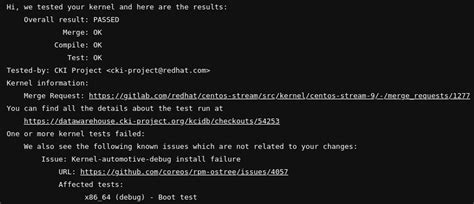 Reproducing Git Checkout Creation Cki Project