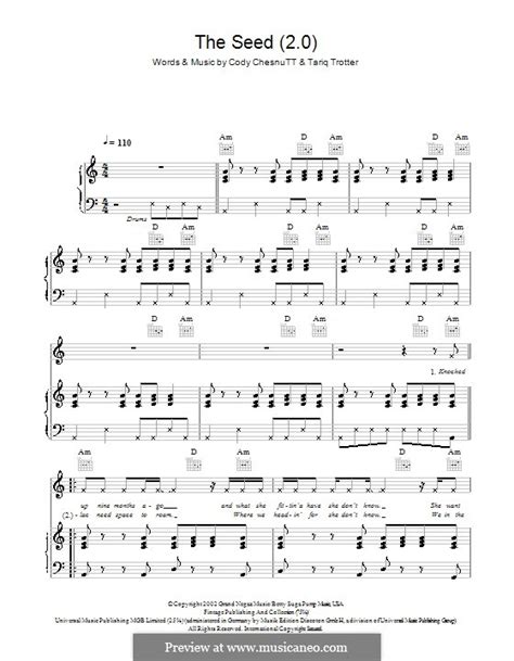 The Seed 2 0 By T Trotter Sheet Music On Musicaneo
