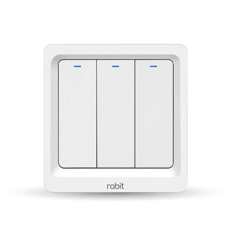 Smart Wall Switch Click 3 Gang Wi Fi Bluetooth Rabit Smart Home IoT Indonesia