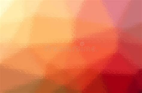 Illustration Of Abstract Orange Glass Blocks Horizontal Background