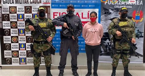 Capturan A Alias Claudia Cabecilla De La Columna Dagoberto Ramos De