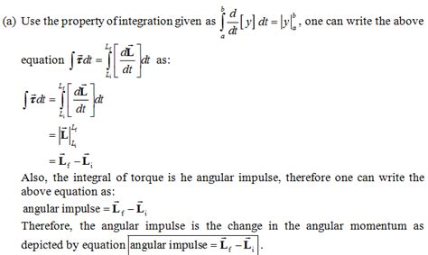 Torque Equation Angular Velocity