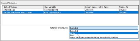MP SIR Rates Tab SEER Stat Help System