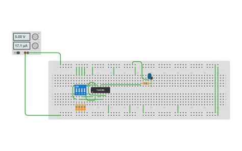 circuit design ejercicio 3 tinkercad
