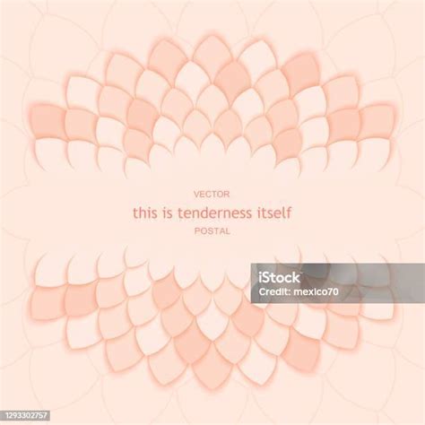 추상 적인 종이 컷 디자인 우아한 레이어링 라운드 페이퍼 컷 꽃잎 구성 벡터 배경 0명에 대한 스톡 벡터 아트 및 기타 이미지 0명 3차원 형태 가장자리 Istock