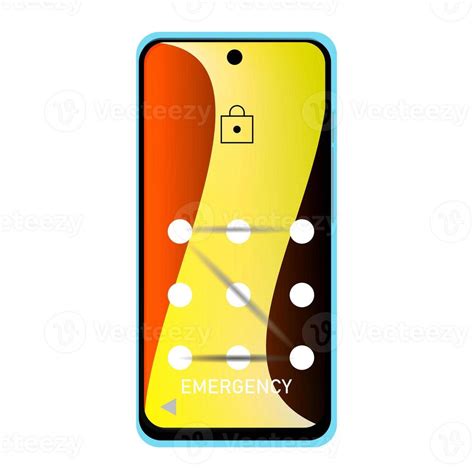 Illustration Of A Mobile Phone With A Pattern Password On An Abstract Screen 21702635 Stock