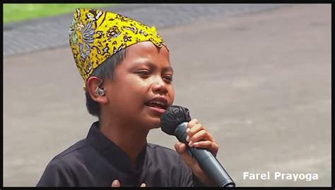 Biodata Lengkap Farel Prayoga Penyanyi Cilik Yang Tampil Di Istana