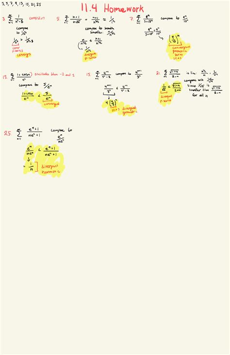 11 4 Problems Calc Ii Hmwrk Review And Practice 53791315 11