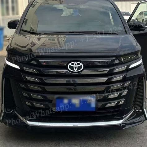 3rd Generation Toyota Alphard Led Emblem 2019 Up Works With Front Radar Acc Pre Collision