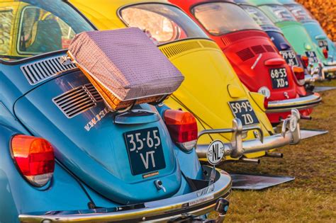 Vintage Volkswagen Beetles Jigsaw Puzzle In Cars And Bikes Puzzles On
