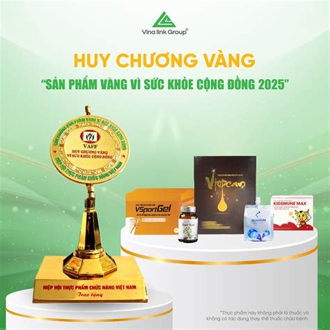 Vinalink Group Khẳng định Vị Thế Với Giải Thưởng Huy Chương Vàng Vì Sức Khỏe Cộng đồng Năm 2025