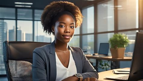 Premium Photo Diligent Office Focus Serious Expression In The Workplace