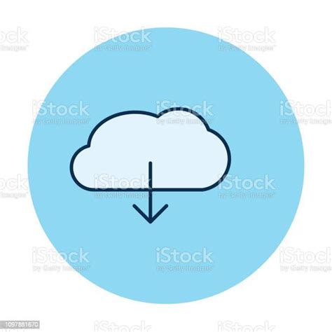 선 스타일통근 클라우드 웹 페이지 사용자 인터페이스 아이콘 구름에 대한 스톡 벡터 아트 및 기타 이미지 구름 그래픽 사용자 인터페이스 날씬한 Istock