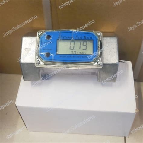 Jual Digital Flow Meter Turbine 1 Inch Flow Meter Display Lcd Digital Jakarta Barat Jaya