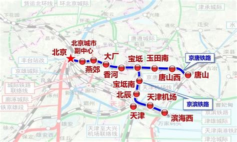 京滨城际铁路北辰不含至滨海新区段开工建设！